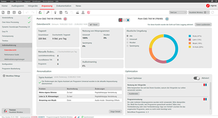 Connexx - Die Anpass-Software für Signia Hörgeräte